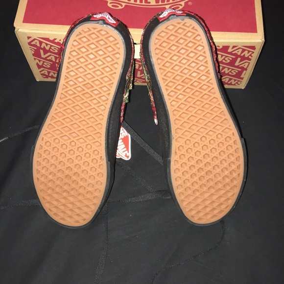 Vans | Shoes | Custom Rose Vans | Poshmark